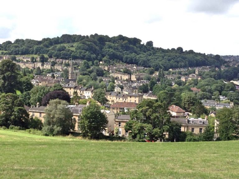 Walking the Bath skyline with children, Somerset - A family day out